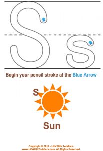 Tracing the Alphabet – Life With Toddlers