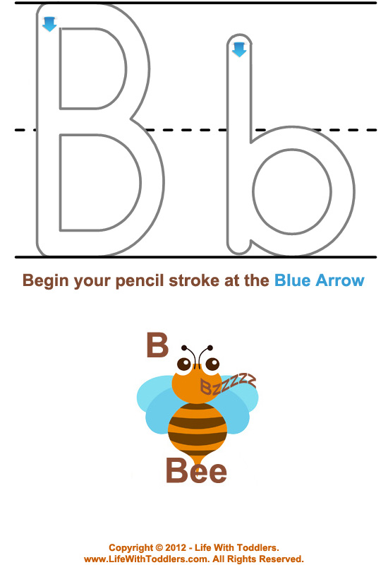 Tracing the Alphabet – Life With Toddlers